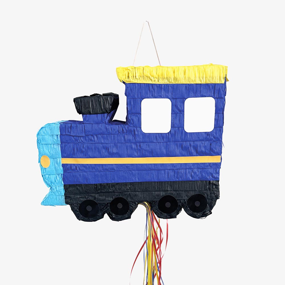 Eisenbahn Pinata für den Kindergeburtstag – Printfetti