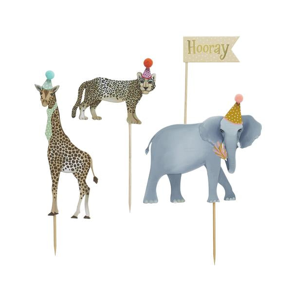 Bunte Party Tier Parade Deko für den Kindergeburtstag – Printfetti
